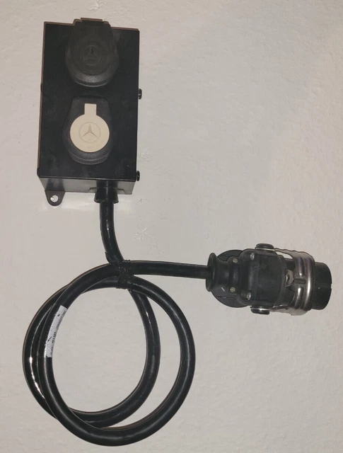 ORIGINAL MERCEDES LKW Anhänger Adapter 15-polig auf 2 X 7-polig ...