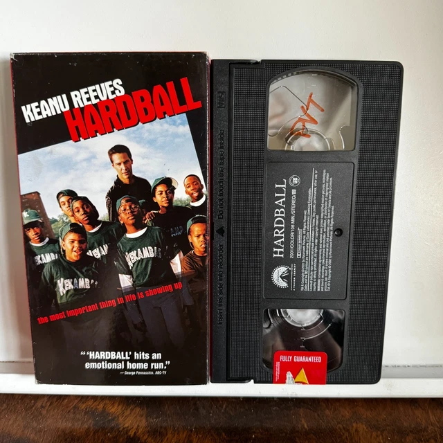 HARDBALL 2001 VHS Tape Paramount Pictures Keanu Reeves, Diane Lane ...