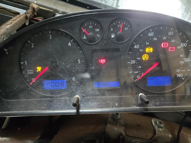 VW TRANSPORTER T5 2.5tdi Automatic speedometer instrument cluster 2005 ...