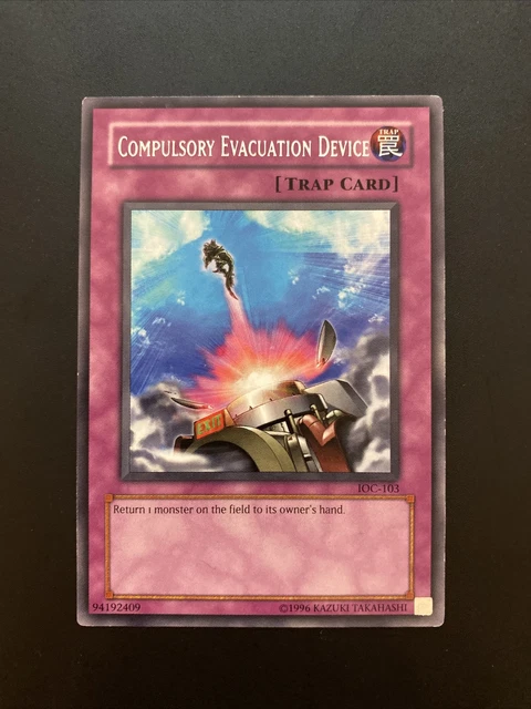 YU-GI-OH! RARE IOC-103 Compulsory Evacuation Device Ex $2.22 - PicClick