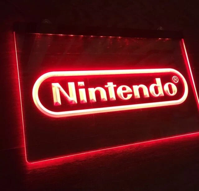 NINTENDO VIDEO GAME Room LED Neon Sign Light Gaming $40.80 - PicClick CA