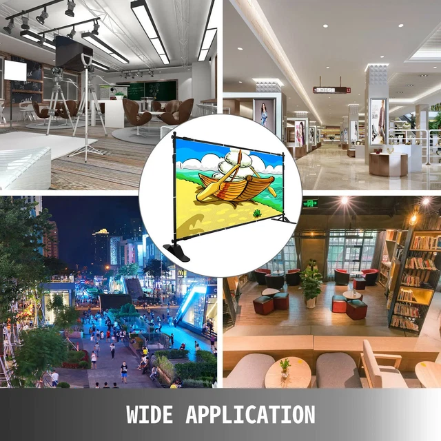 BACKDROP BANNER STAND Adjustable 3x2.4M Step Repeat Photo Display Event ...