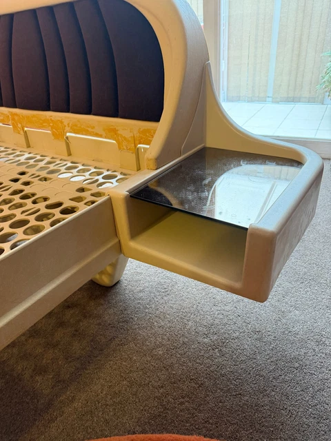 JAMES SECCOMBE 1970 Double Frame Bed Vintage Retro Space Age Mid ...