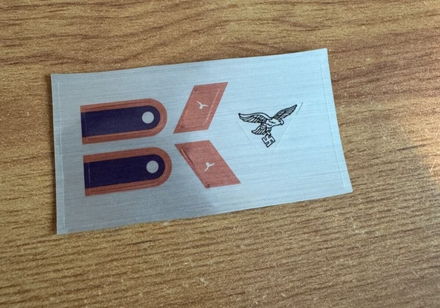 VINTAGE ACTION MAN 40th German Fallschirmjager Paratrooper Decals ...