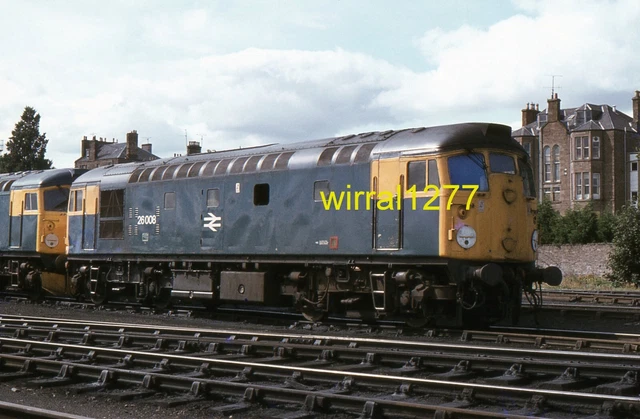 ORIGINAL RAILWAY SLIDE Class 26 26008 at Dundee 27.08.82 £3.75 ...