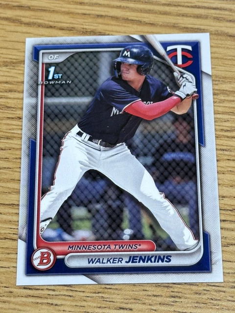 WALKER JENKINS 2024 Bowman Prospects 1er Bowman #BP-43 - Jumeaux du ...