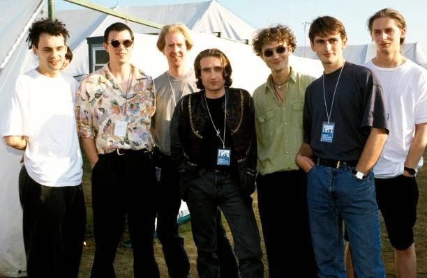 ROCK BAND JAMES Band Singer Performing Rock Band James 1990s Old Music ...