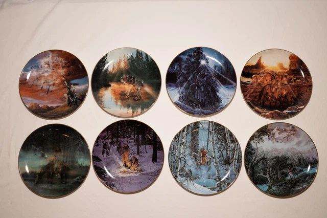 BRADFORD EXCHANGE JULIE Kramer Cole Native American Collector Plates £ ...