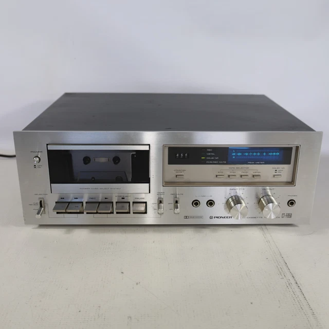 PIONEER CT-F650 DOLBY Cassette Deck Vintage 70's 80's TESTED WORKING ...