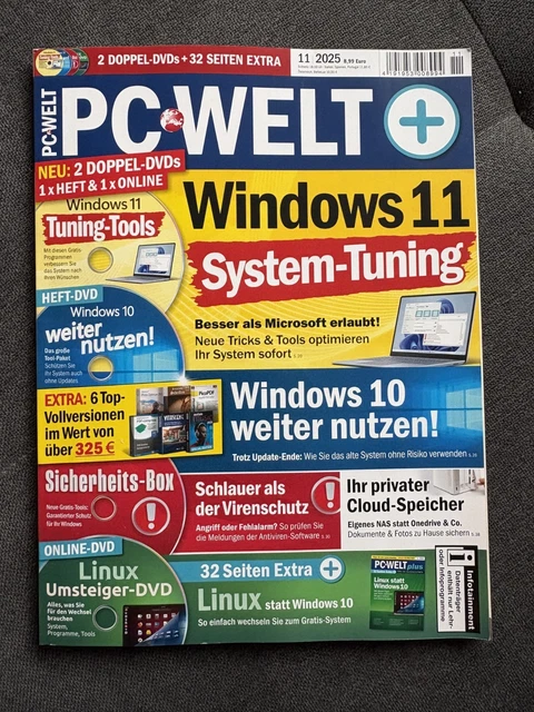 PC-WELT PLUS MIT 2 DVD Heft 11-2025 # aktuelle Ausgabe # EUR 5,00 - PicClick DE
