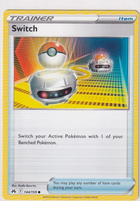 POKEMON MAPPA CROWN Zenith No. 144/159 Interruttore Inglese EUR 1,00 ...