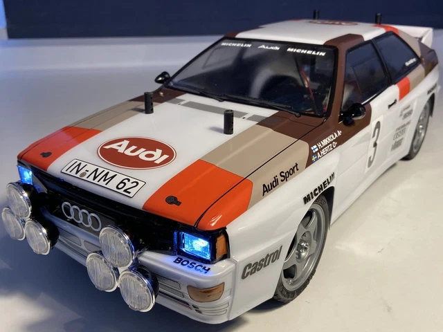 TAMIYA AUDI QUATTRO TT02 58667, Core RC 15T Motor, Hobbywing 1060 ESC ...