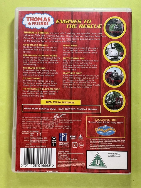 THOMAS THE TANK Engine and Friends, Engines to the Rescue, 2004, DVD ...