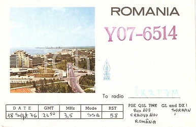 1976 CRAIOVA (ROMANIA) Radio Club *Cartolina QSL ILLUSTRATA EUR 17,60 - PicClick FR