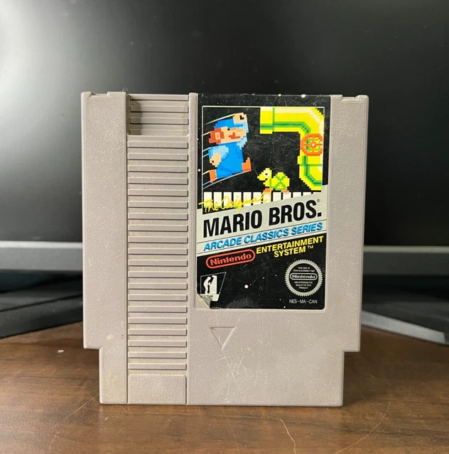 THE ORIGINAL MARIO Bros Arcade Classic Series Nes Nintendo Authentic ...