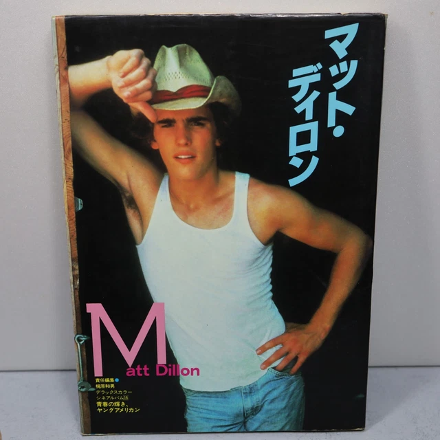 MATT DILLON JAPANESE Photo Book Deluxe Color Cine Album 1984 £15.83 ...