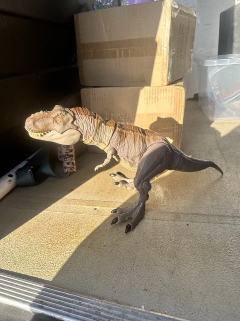 MATTEL JURASSIC WORLD Tyrannosaurus Rex Action Figure T Rex Dinosaur ...