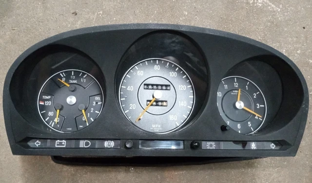 MERCEDES VDO W116 W107 R107 Speedometer For Tacho 8 Cylinder 87001021 ...