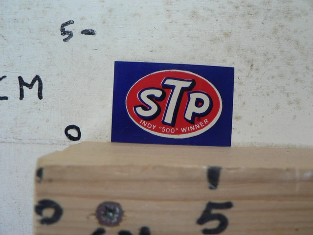 STICKER,DECAL STP LOGO Indy 500 Winner Oil Gas ? Small Sticker EUR 4,99 ...