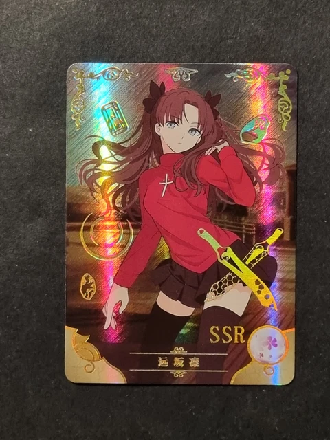 RIN TOHSAKA - Fate Stay Night -Goddess Story - Ssr -Holo Card - Waifu ...