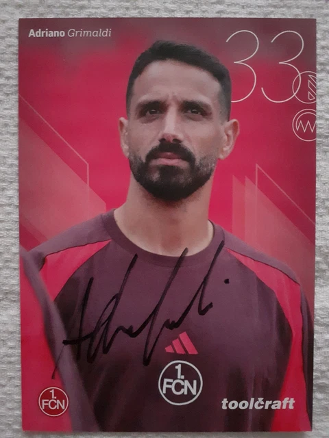 AUTOGRAMMKARTE ADRIANO GRIMALDI 1. FC Nürnberg Saison 2025/2026 EUR 1,00 - PicClick DE