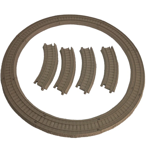 TRACKMASTER 12 CURVED (Old style) Track Mattel Starter Set Thomas Tank ...
