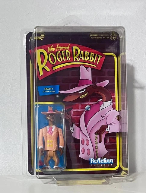 SMARTY WHO FRAMED Roger Rabbit ReAction Super7 + Blister Case S1 EUR 26 ...
