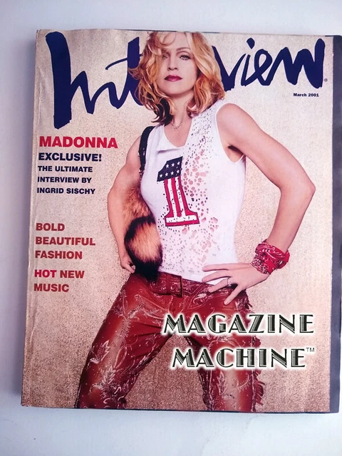 MADONNA MUSIC INTERVIEW magazine Mars 2001 / 208 pages / 90 pop star ...