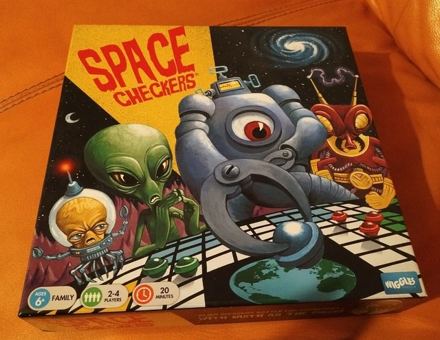 SPACE CHECKERS GAME Complete Lovely Condition By Wiggles 20112 No ...