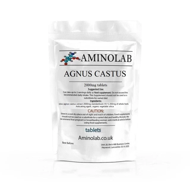 AMINOLAB AGNUS CASTUS 2000mg tablets £5.99 - PicClick UK