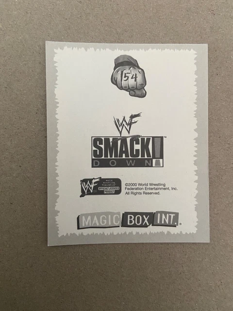 ADESIVO WWF WWE The Big Show Smackdown Magic Box Wrestling 154 EUR 2,63 ...