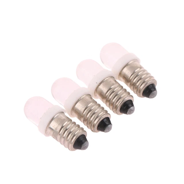 5PCS E10 LED Bulb E10 DC 3V 6V 12V 24V Instrument Bulb E10 Indicator ...