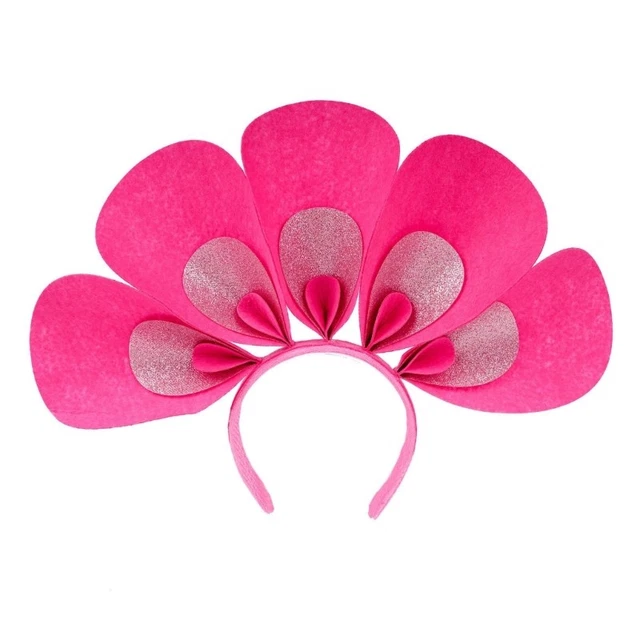 MARDI GRAS FLAPPER Headband Petal Mardi Gras Parades Masquerade ...