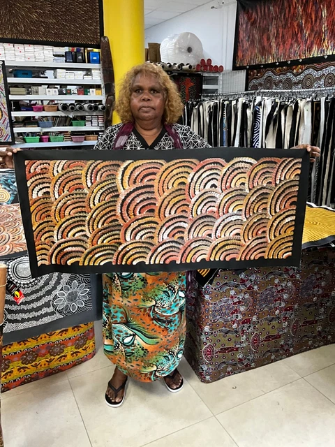 SHARON BUTCHER NAPANANGKA Aboriginal Artist SAND DUNE COUNTRY [TUNE ...