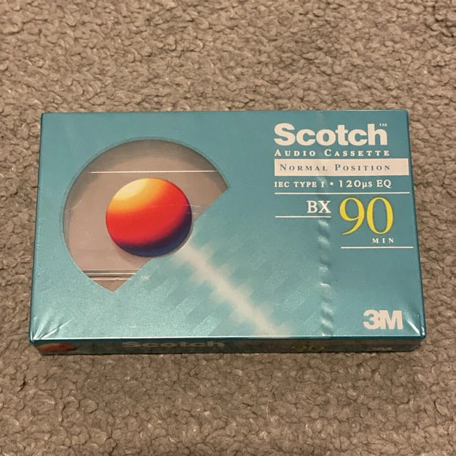 SCOTCH AUDIO BX 90 Cassette Tape (New and Sealed) £1.99 - PicClick UK