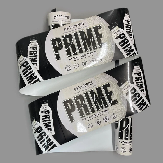 PRIME HYDRATION DRINK META MOON Sports Beverage Banner / Poster 12 in x ...