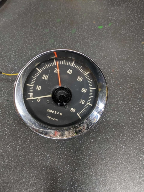 YAZAKI 85MM REV Counter Classic Car/Boat £26.68 - PicClick UK