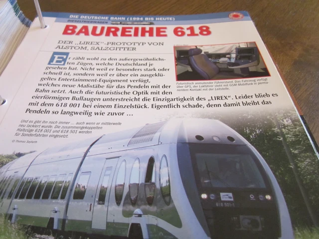 DEUTSCHE EISENBAHNGESCHICHTE DB AG ab 1994 BAureihe 618 LIREX Prototyp ...