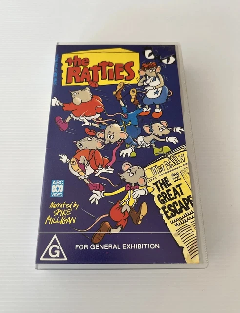 THE RATTIES - The Great Escape VHS 90’s ABC Video Rare $50.00 - PicClick AU