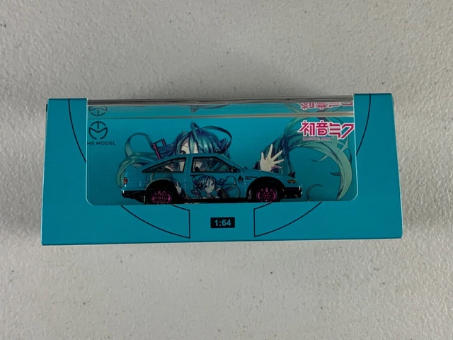 TIME MODEL 1:64 Scale Hatsune Miku Exclusive Toyota Sprinter Trueno ...