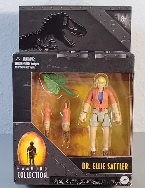 MATTEL JURASSIC WORLD Park Hammond Collection Dr. Ellie Sattler Figure ...