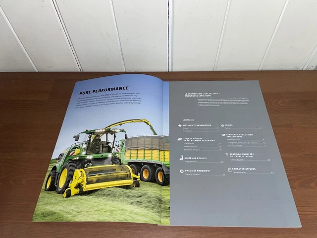 BROCHURE PROSPEKT PROSPECTUS ENSILEUSE JOHN DEERE SERIE 9000 tracteur-fendt-ih EUR 12,50 ...