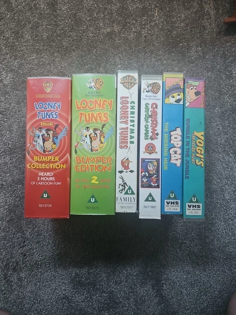 VHS BUNDLE OF Kids Cartoons (Looney Tunes, Top Cat And Yogi Bear) £2.80 ...