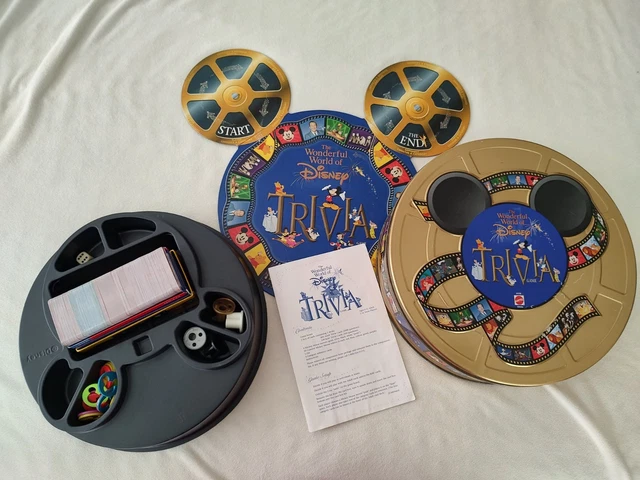 VINTAGE WALT DISNEY The Wonderful World of Disney Trivia Game 1997 $15. ...