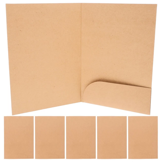 10PCS KRAFT PAPER File Folders Documents Organizers A4 Simple File ...