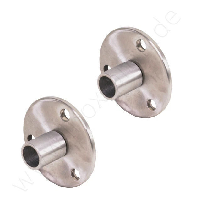 HALTER FÜR RUNDSTAB ø 10 mm oder ø 12 mm, 2er Set, Edelstahl EUR 7,75 ...