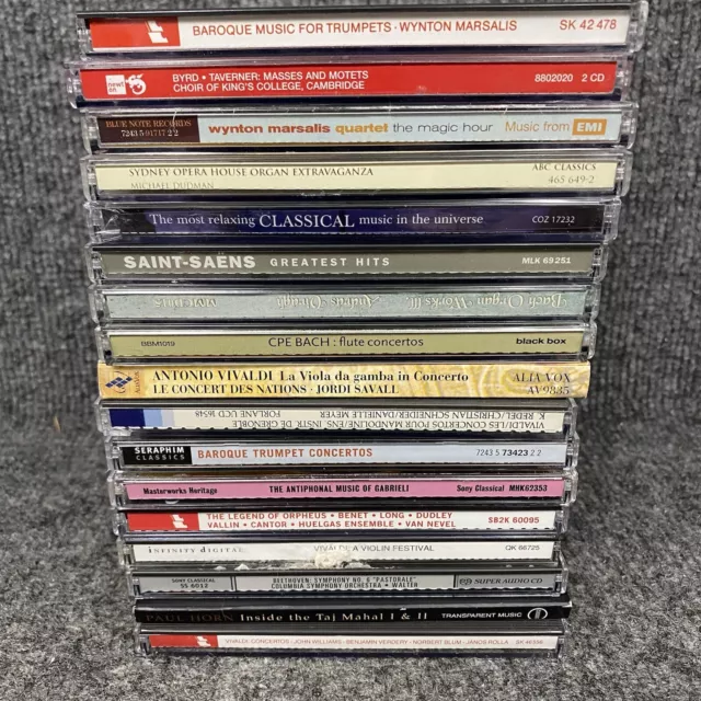 LOT OF 19 Classical Music Compact Discs With A Variety Of Composers ...