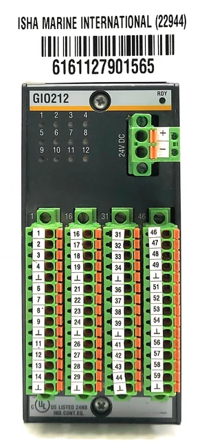 BACHMANN GIO212 UNIVERSAL Input/Output I/O PLC Module 12-Channel $326. ...