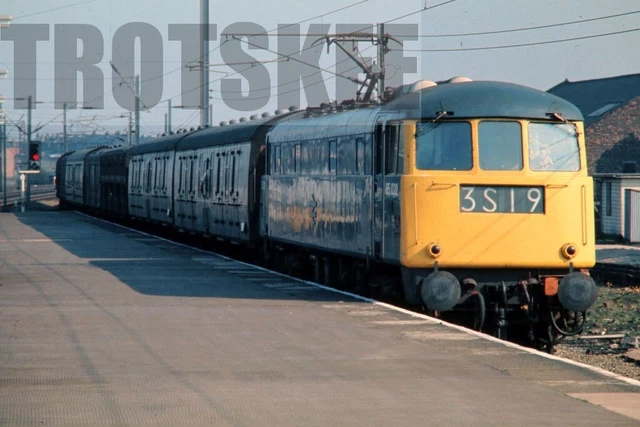 35MM SLIDE BR British Railways Electric Class 85 85022 Wigan 1975 ...