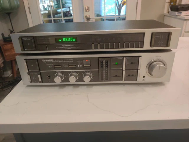 PIONEER SA-1050 VINTAGE Stereo Integrated Amplifier & TX-950 Tuner Retro EUR 170,72 - PicClick FR
